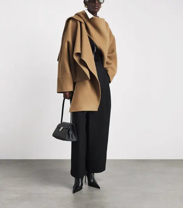 Source Unknown Wool Nuage Scarf Coat