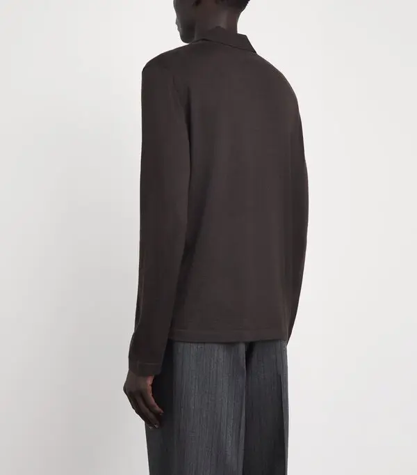 Gabriela Hearst Cashmere Frome Polo Sweater
