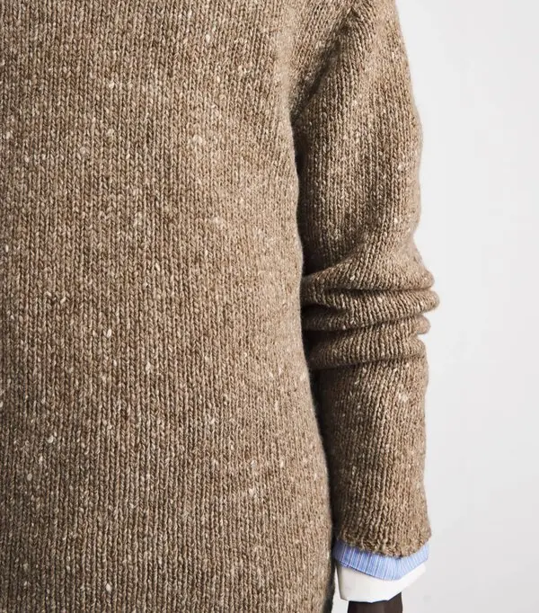 Auralee Wool Tweed Sweater