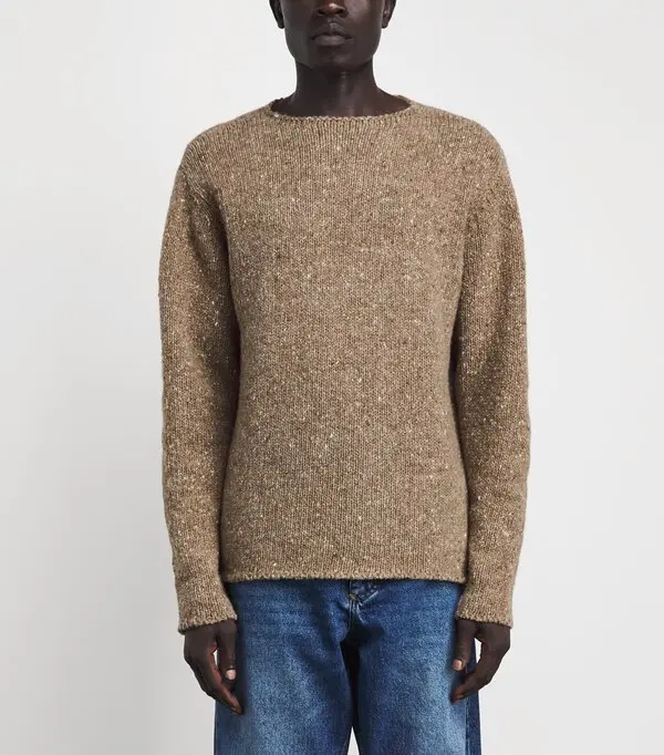 Auralee Wool Tweed Sweater