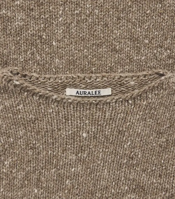 Auralee Wool Tweed Sweater