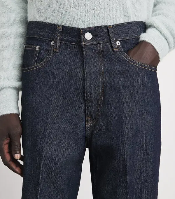 Auralee Hard Twist Straight Jeans