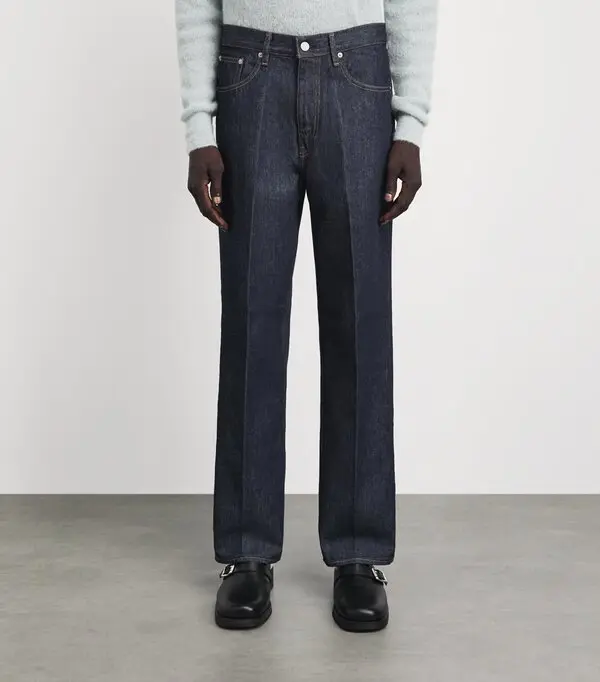 Auralee Hard Twist Straight Jeans