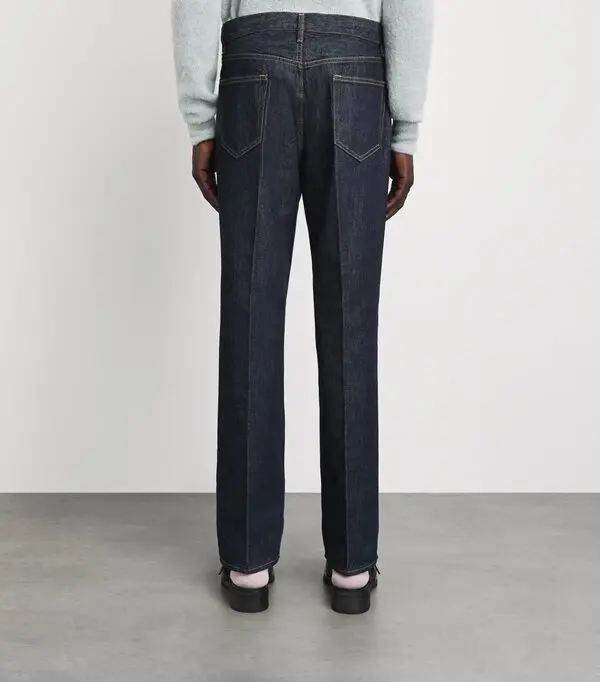 Auralee Hard Twist Straight Jeans