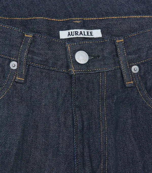 Auralee Hard Twist Straight Jeans
