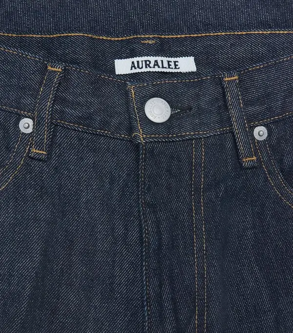 Auralee Hard Twist Straight Jeans