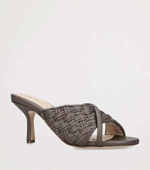 Rodo Leather Mabella Heeled Mules 80