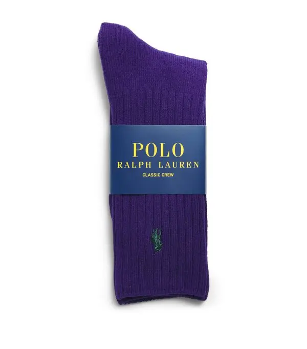 Polo Ralph Lauren Classic Crew Socks - Purple