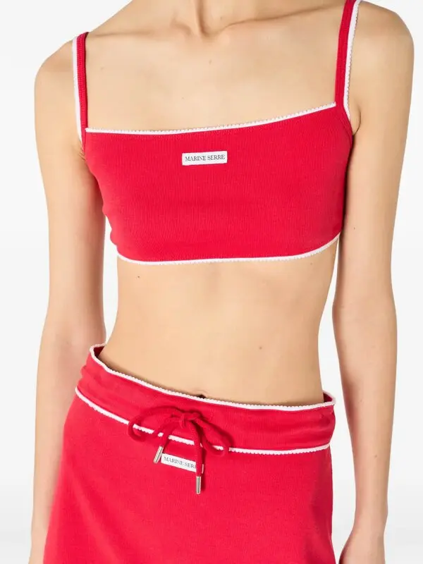 MARINE SERRE Cute 70s Bra