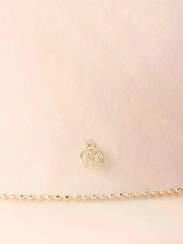 MAISON MICHEL Mimi Chain-trim Hat - Neutrals