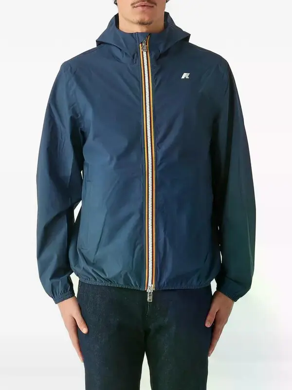 K-WAY K5127qw B67 Lightweight Hooded Jacket - Blue