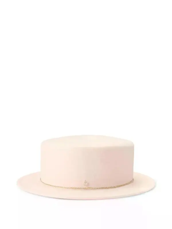 MAISON MICHEL Augusta Bead-trim Boater Hat