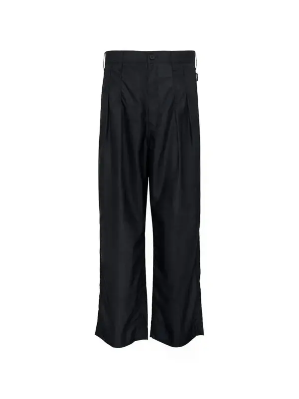 Comme Des Garçons Wool Pleated Wide-leg Trousers