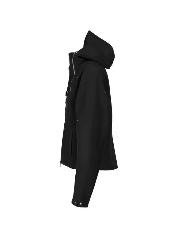 HELIOT EMIL Moire Technical Jacket With Carabiner Detail