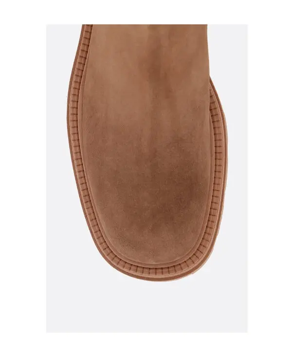 SERGIO ROSSI Sr Milla Square-toe Suede Boots