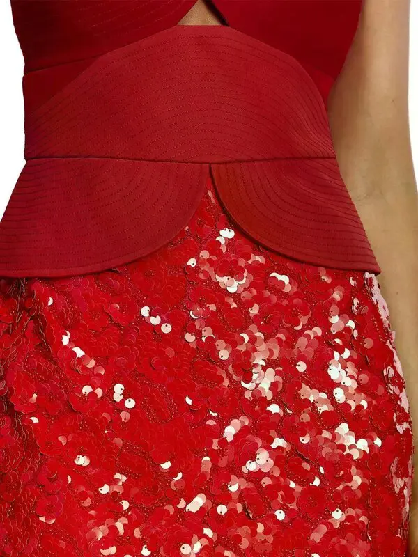 Acler Pryde Sequin Maxi Dress