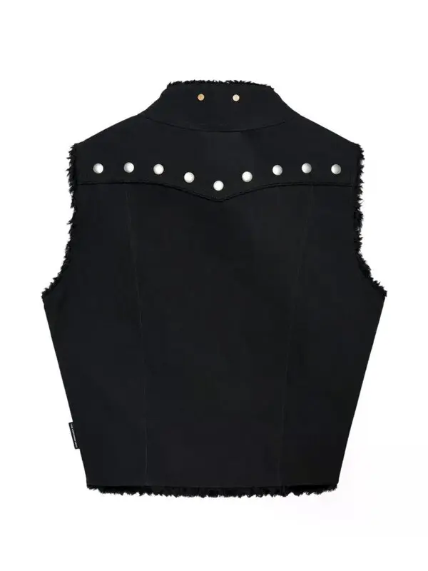 Andersson Bell Studded Faux Shearling Gilet