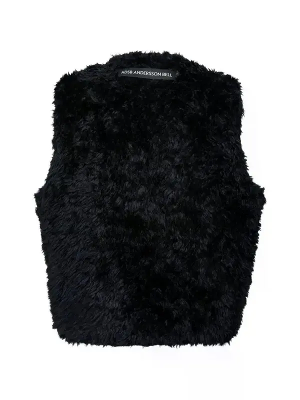 Andersson Bell Studded Faux Shearling Gilet