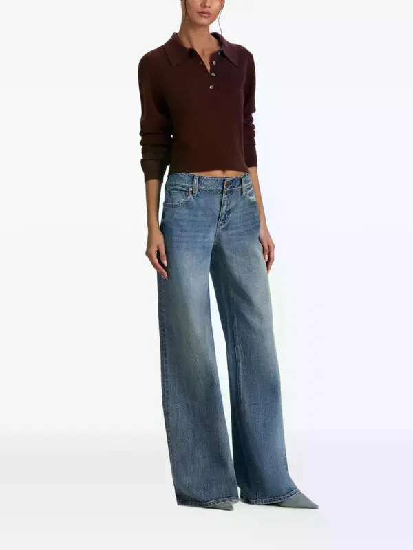 Alice + Olivia Trevor Cropped Sweater