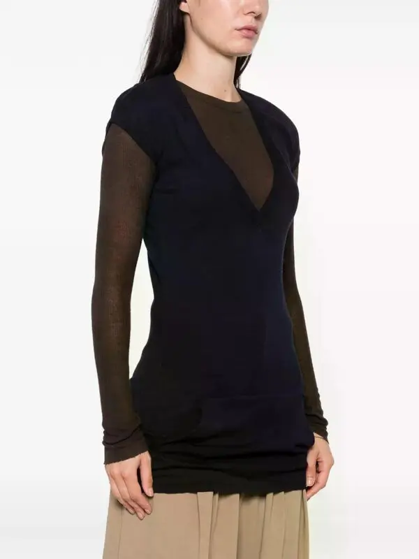 Paloma Wool Hari V-neck Knit Top - Blue
