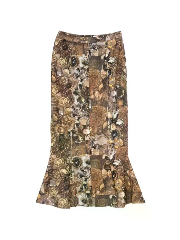 BARBARA BOLOGNA Jewel-print Maxi Skirt
