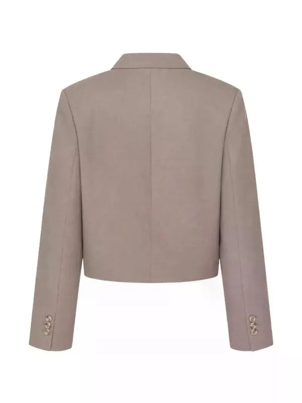 CLUB21 COLLECTION Alba Cropped Wool-blend Jacket