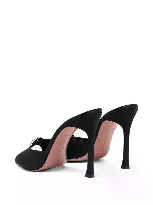 Amina Muaddi Mini Camelia Crystal-embellished Sandals
