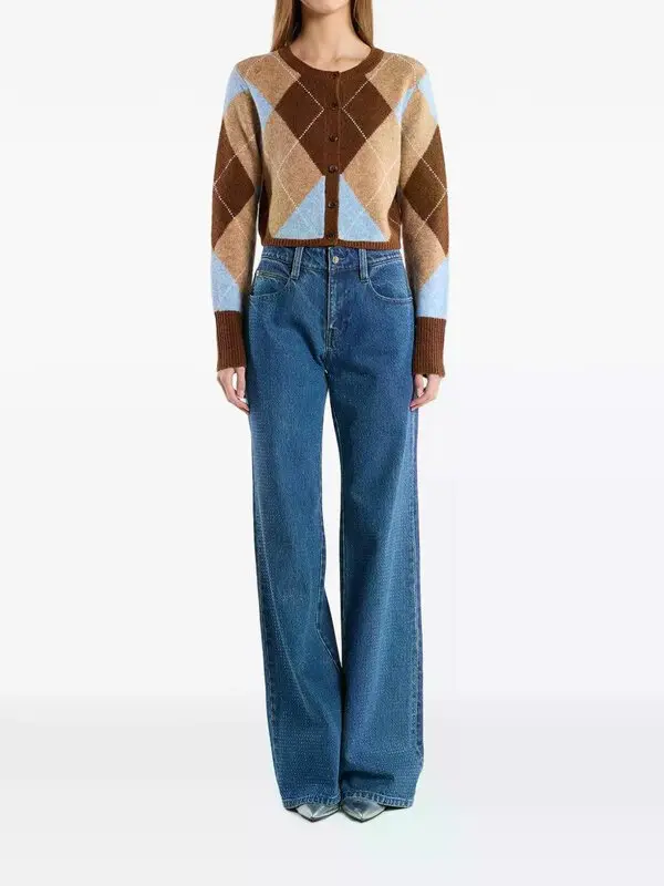 CHRISTY LYNN Goldie Argyle Cardigan
