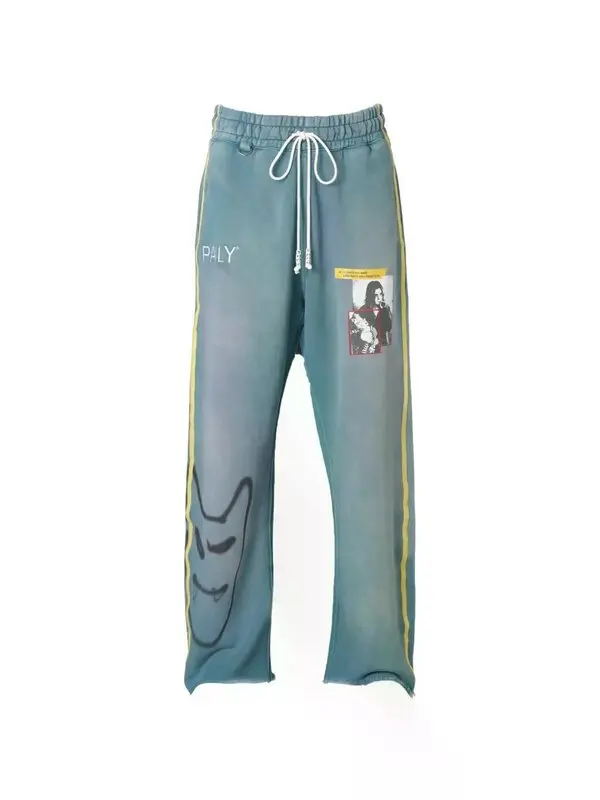 PALY Streetwise Airbrush Track Pants - Blue