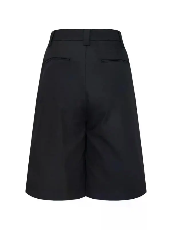 CLUB21 Pleated Wide-leg Cropped Trousers