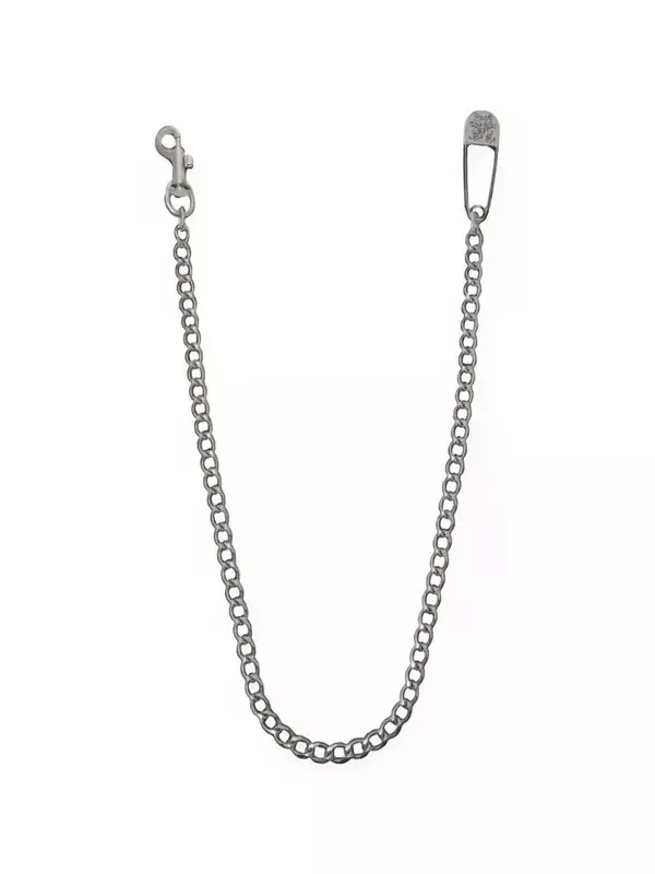 KAMIYA Kmy Safety-pin Wallet Chain - Silver