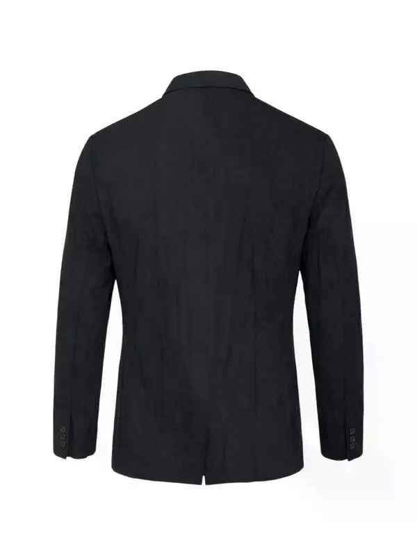 Comme Des Garçons Crinkled-finish Single-breasted Jacket