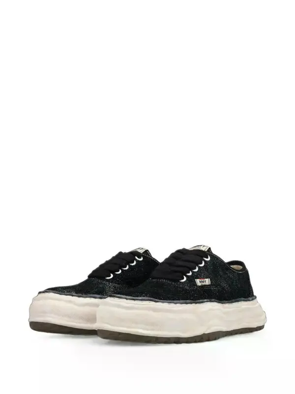 Mihara Yasuhiro Baker 26 Og Sole Glittery Suede Low-top Sneakers