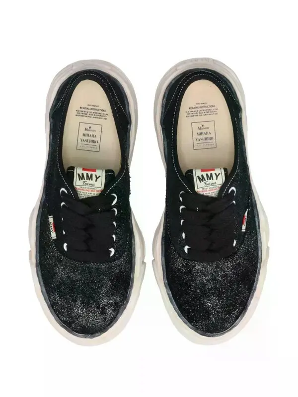 Mihara Yasuhiro Baker 26 Og Sole Glittery Suede Low-top Sneakers