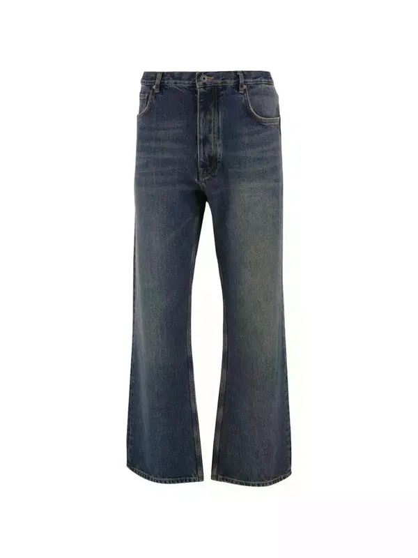 Off-White Arrows-print Straight-leg Jeans