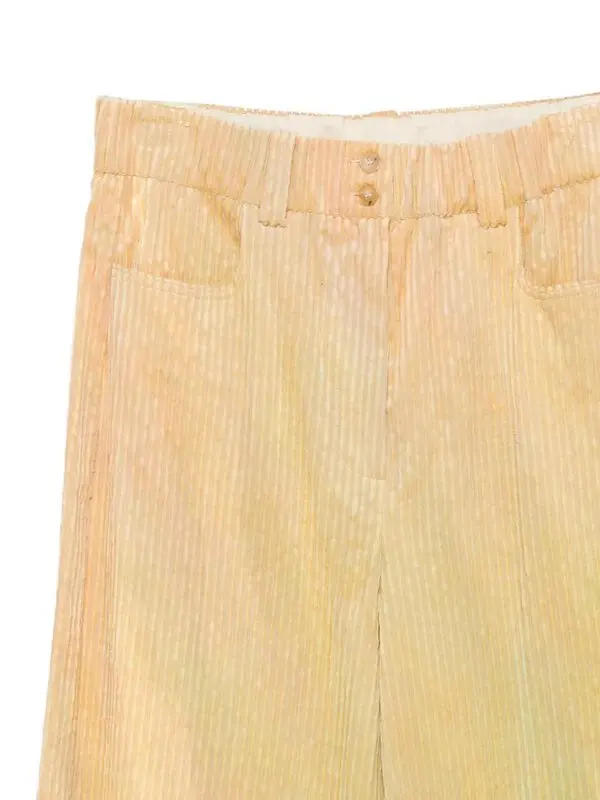 ALYSI Corduroy Wide-leg Trousers