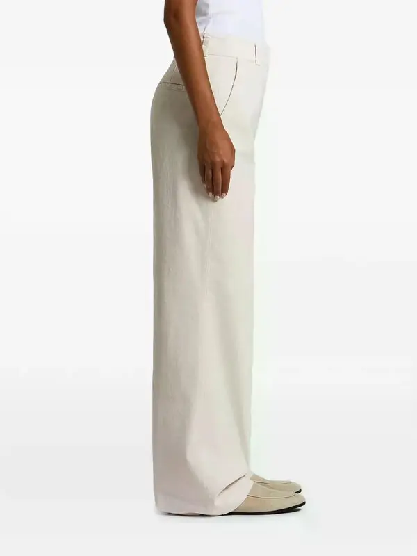 Peserico Pressed Crease Wide-leg Trousers