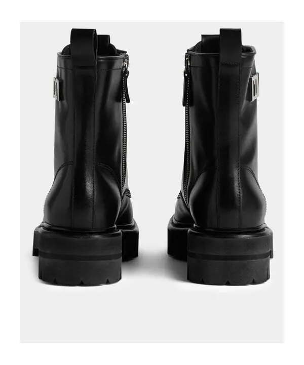 Dsquared2 Icon Logo Lettering Combat Boots