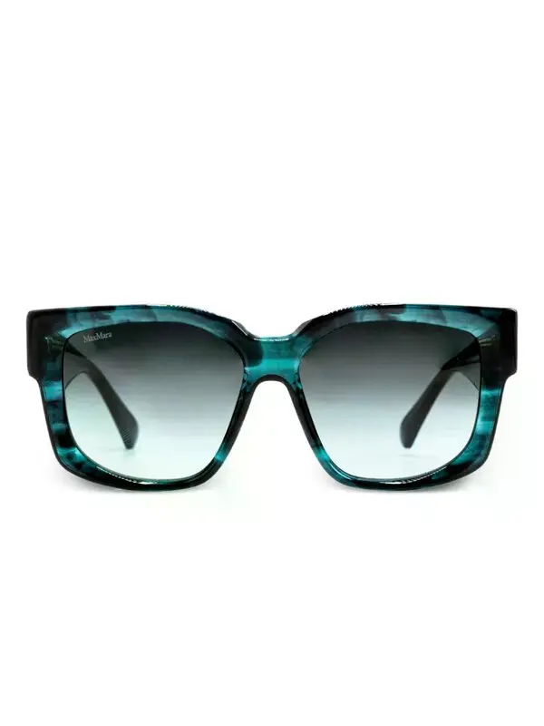 Max Mara Marble Square Sunglasses - Green