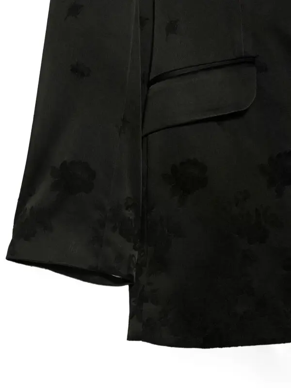 ROMEO GIGLI 1990s Floral-jacquard Jacket