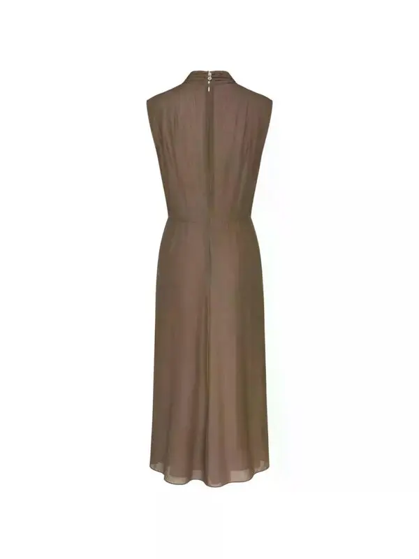 CLUB21 COLLECTION Noemie Draped-design Dress - Brown