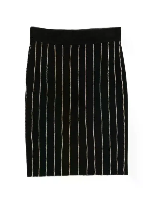 Fendi 2000s Zigzag-stitch Skirt