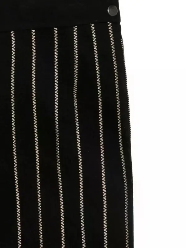Fendi 2000s Zigzag-stitch Skirt