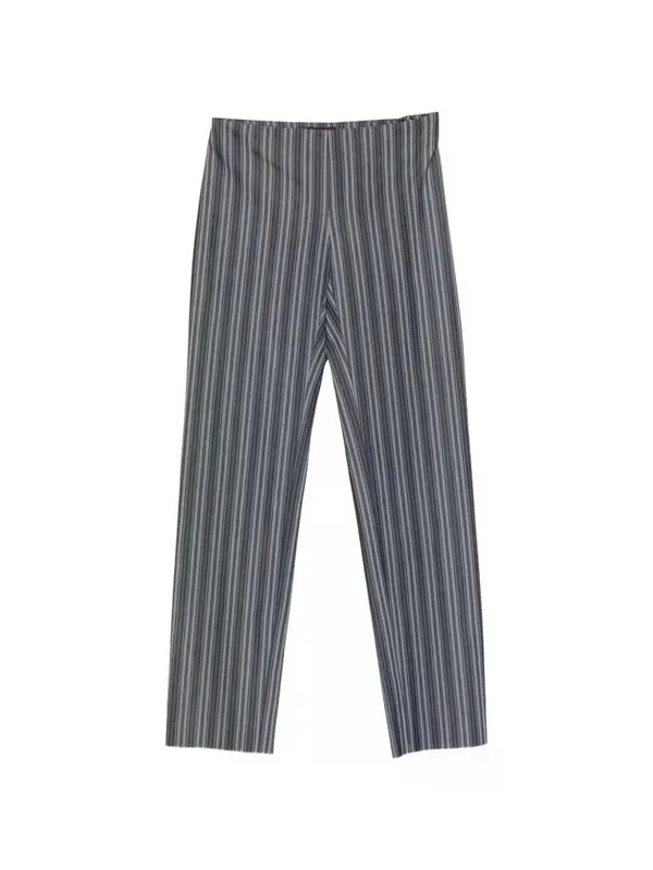 ROMEO GIGLI 1990s Vertical-stripe Trousers