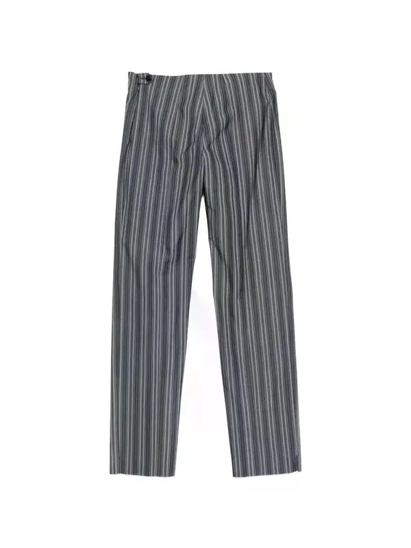 ROMEO GIGLI 1990s Vertical-stripe Trousers