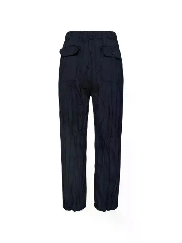 Comme Des Garçons Crinkled Drawstring Trousers