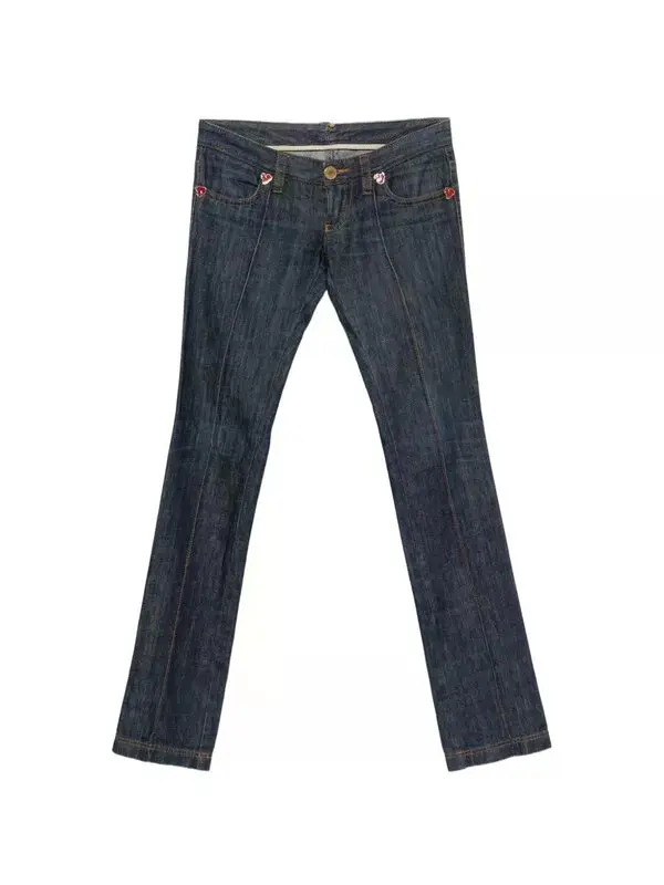 Dsquared2 2000s Central-seam Jeans - Blue