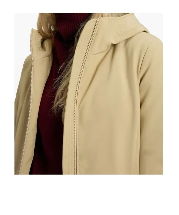 Woolrich Zip-up Hooded Coat