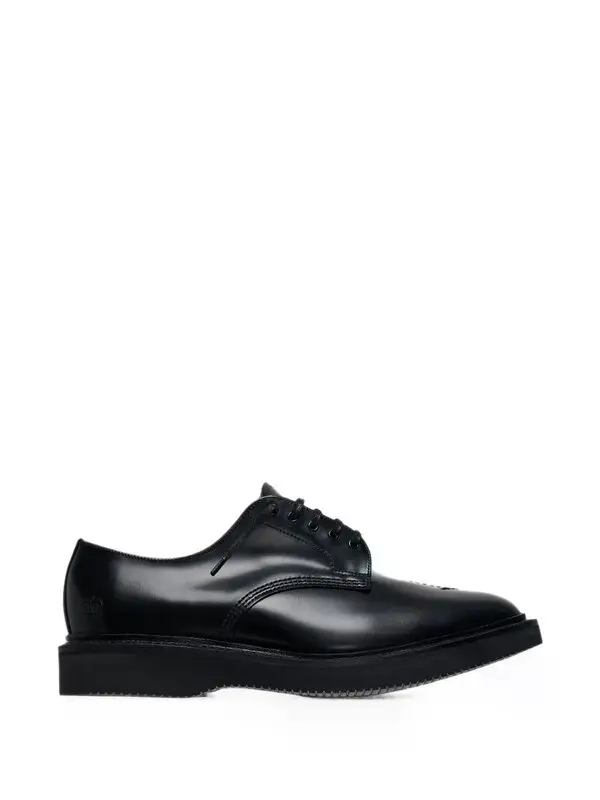 Comme Des Garçons Embroidered Leather Shoes