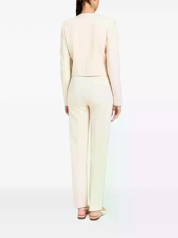 TWINSET Floral-appliqué Cropped Jacket